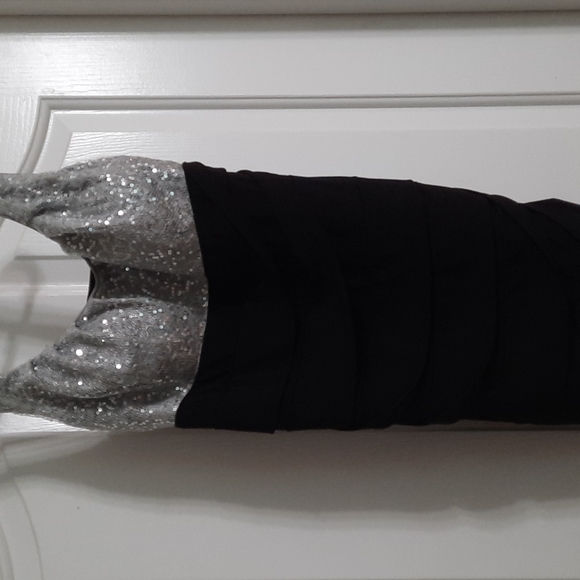 Ruby Rox | Dresses | Ruby Rox Dress Black And Sliver | Poshmark